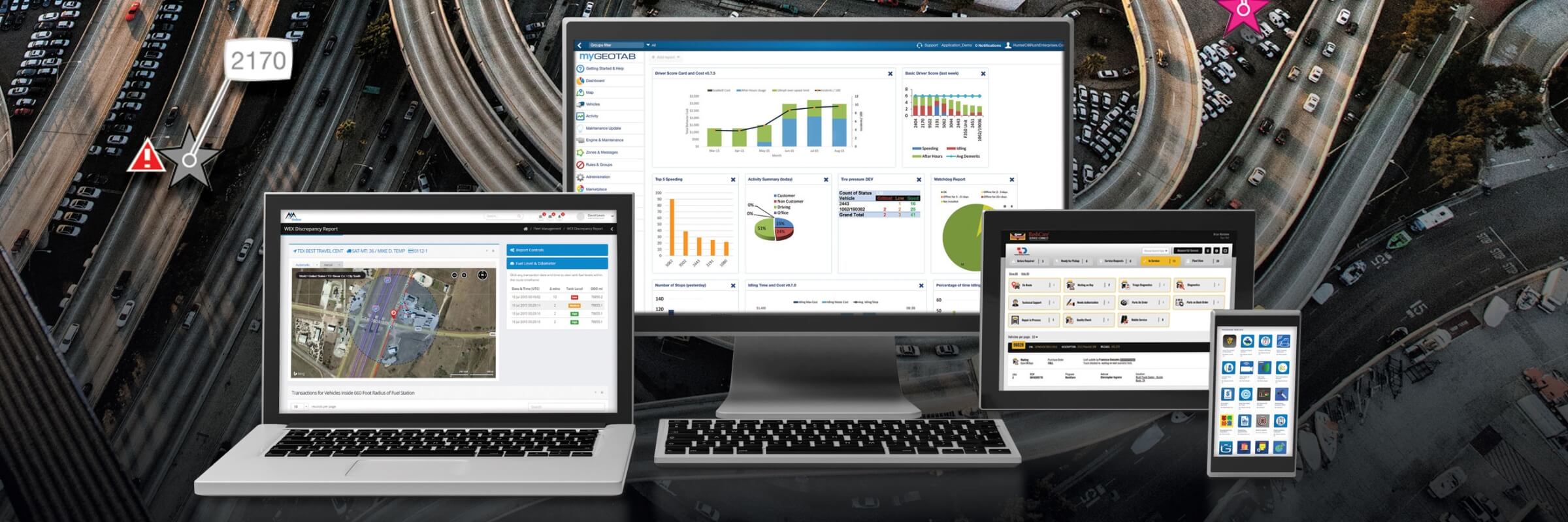 Fleet Telematics Solutions with GeoTab | Rush Truck Centers